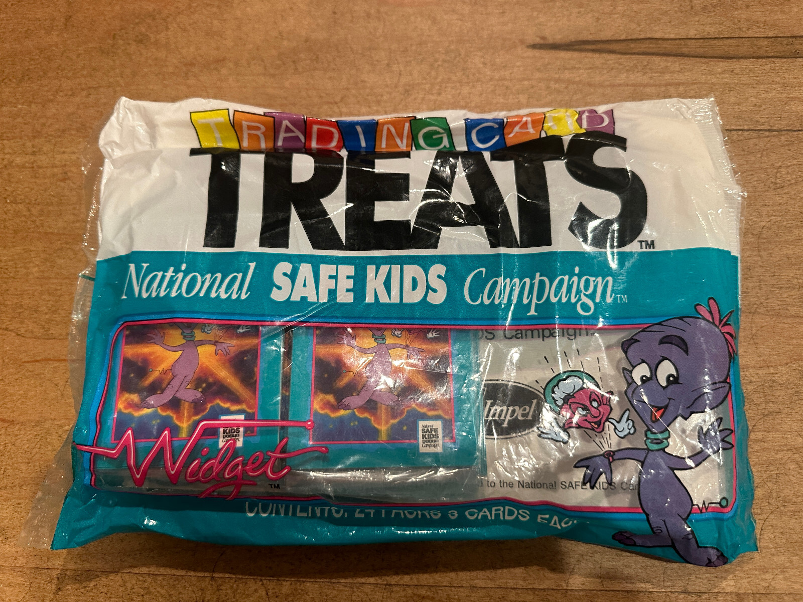 New 1991 Treats Widget Marvel Impel Trading Card Sealed Bag 24pks or 3 ...