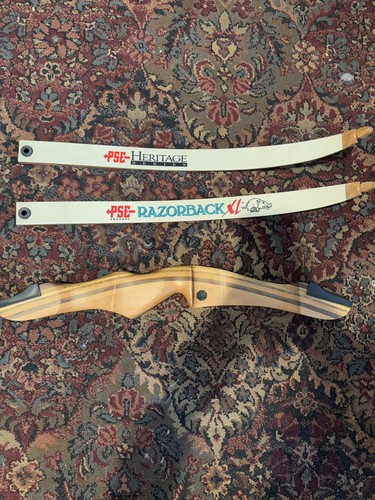 PSE Bow Heritage Series RAZORBACK XL Recurve Breakdown Left Hand Hold ...