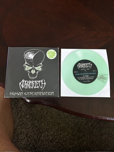 Adamelech- Human Extermination Demo 1991 7” Glow In The Dark 300 Made ...