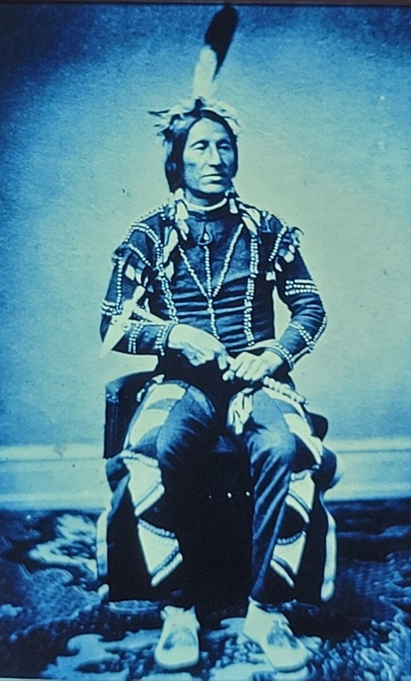 Sioux Warrior Chief Little Thunder Native American Tribe Photo Slide ...