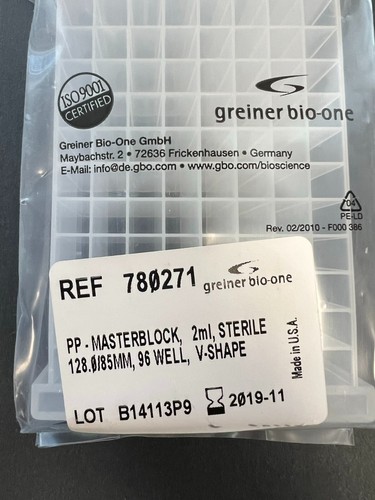 Greiner Bio-one PP MASTERBLOCK 780271 2.4ml 96 Well for sale online | eBay