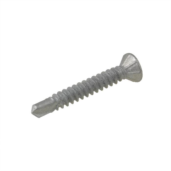 Qty 5 Countersunk Rib 8g x 25mm Fibre Cement Metal Self Drill Screw ...