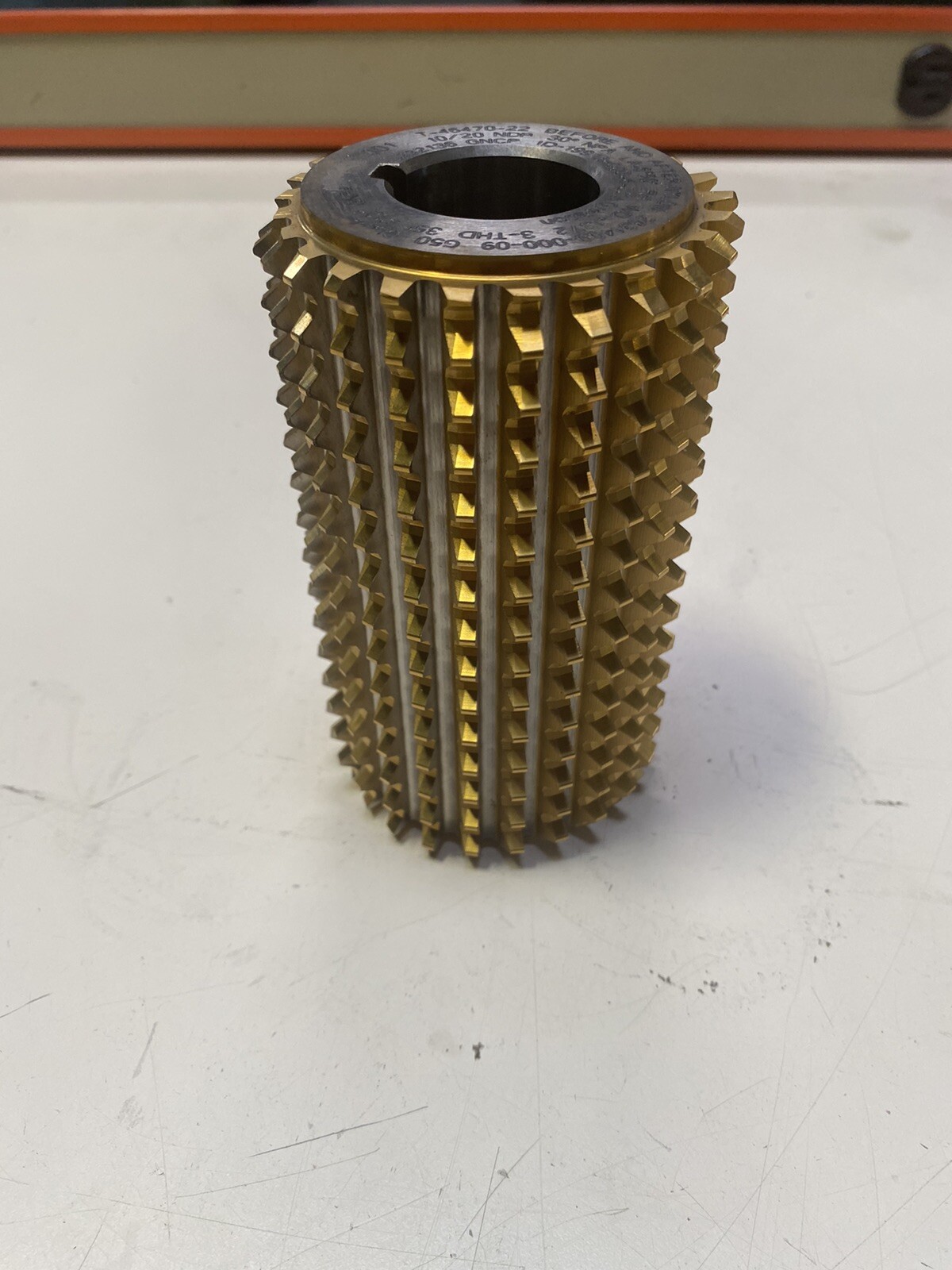 Gleason Gear hob, DP 10/20 PA 30 WD 0.1372A, 3 Thread, WD 0.1372, Cl.A ...