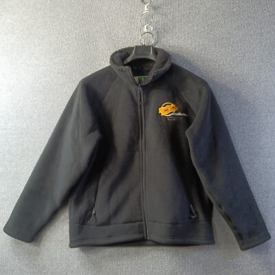 WearGuard Fleece Lined Jacket Men L Black Full Zip 3 Seas Harley ...