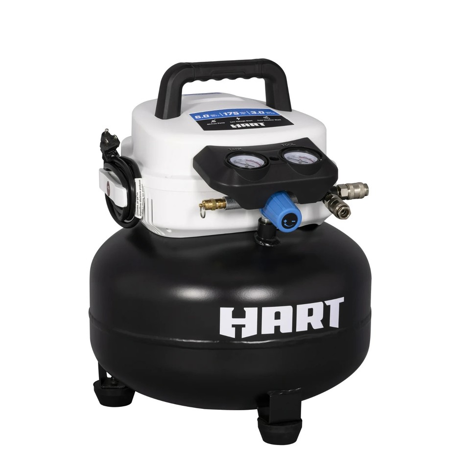Hart 6 Gallon 1.5 HP Pancake Air Compressor | eBay