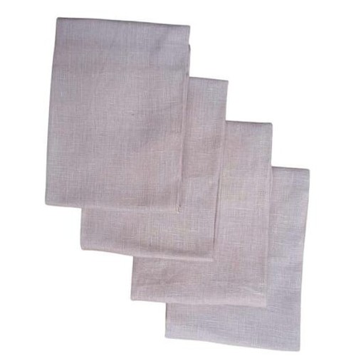 100% Pure Linen Napkins Set of 4, 20"x20" Solid Soft Cloth Napkins ...