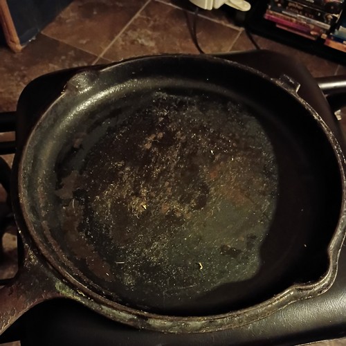 Vintage Cast Iron Skillet (very rare) 1950's w/out spout, seasoned | eBay