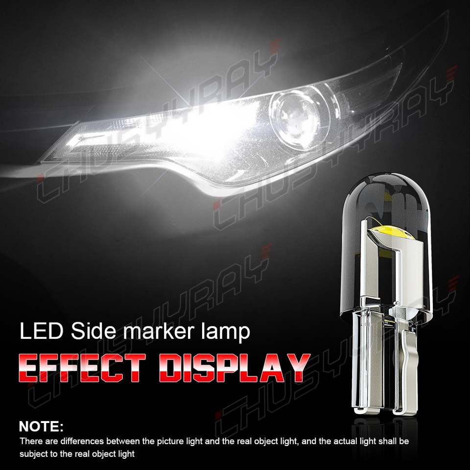 Fit For Audi A3 8V 8P 8L TDI Led Super White COB Side Light Bulb 1996 ...