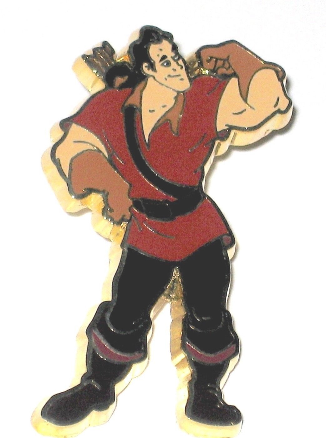 Gaston RARE LE 200 Disney Pin Beauty & the Beast Villain Muscles Arrows ...