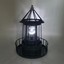 Solar Powered LED Rotating Lighthouse Night Light Outdoor Home Garden ...