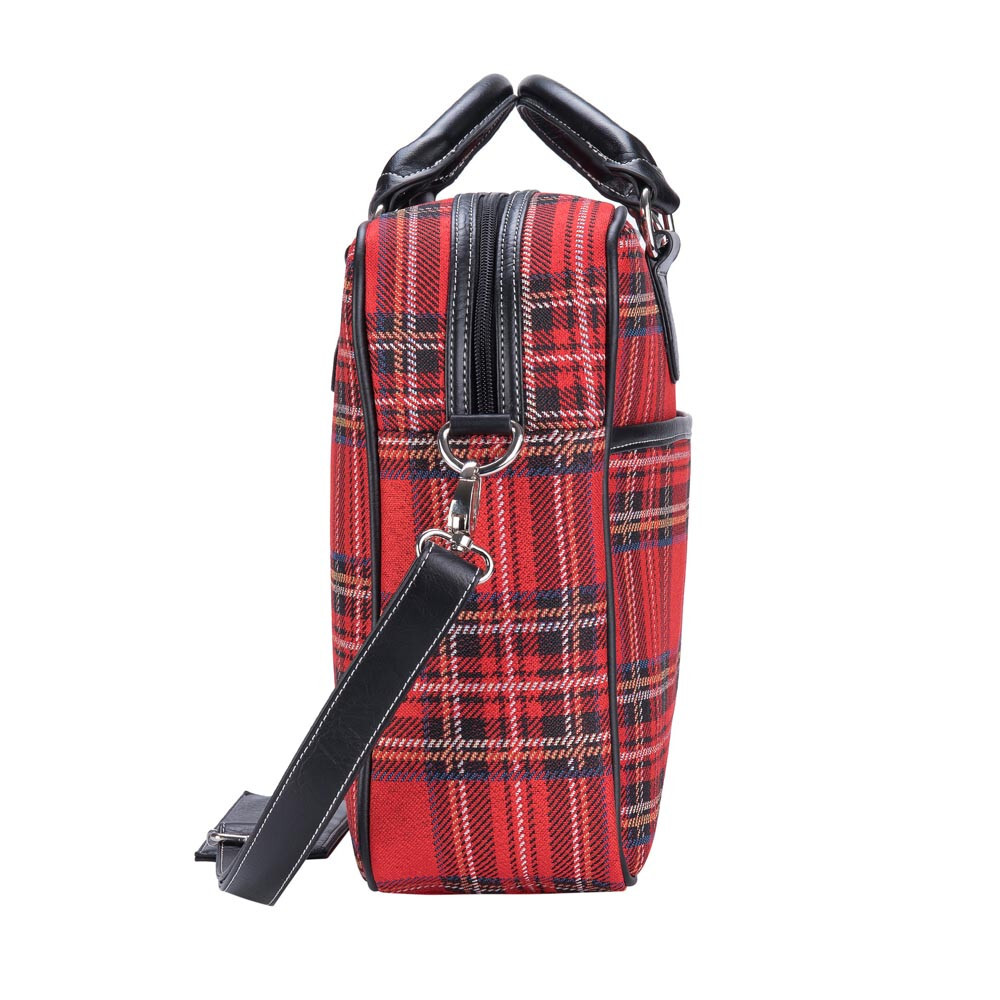 Signare Tapestry Red Tartan Laptop bag Tablet Case | eBay