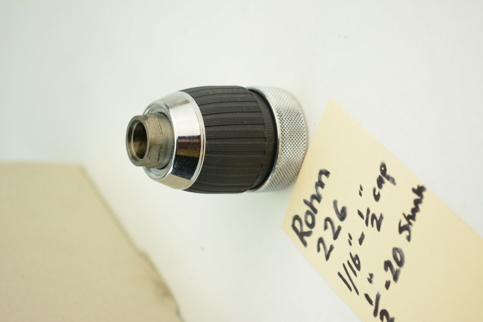 Rohm Type 104 Extra-RV 13 Metal Single Sleeve Keyless Drill Chuck 1/16 ...