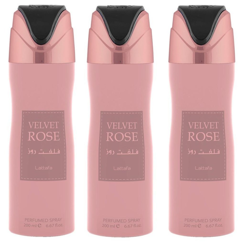 Arabian Perfumed Body Spray Bundle (3 x 200ml) Luxury, Long Lasting ...