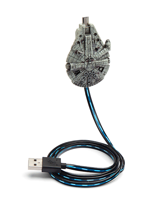 Star Wars Millennium Falcon Micro-USB Charging Cable | eBay