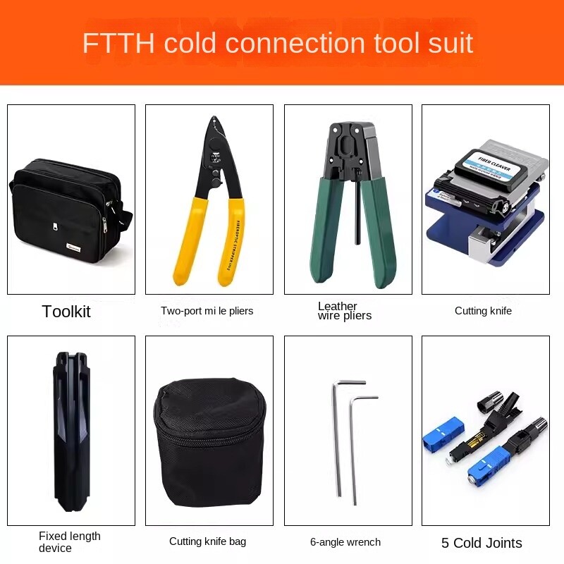 Fibre Optic Cold Splicing Tool Set Fusion Splicer Tool Kit Fibre Optic ...