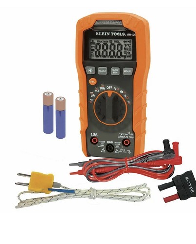 Klein MM400 Digital Multimeter, Auto-Ranging, 600V | eBay