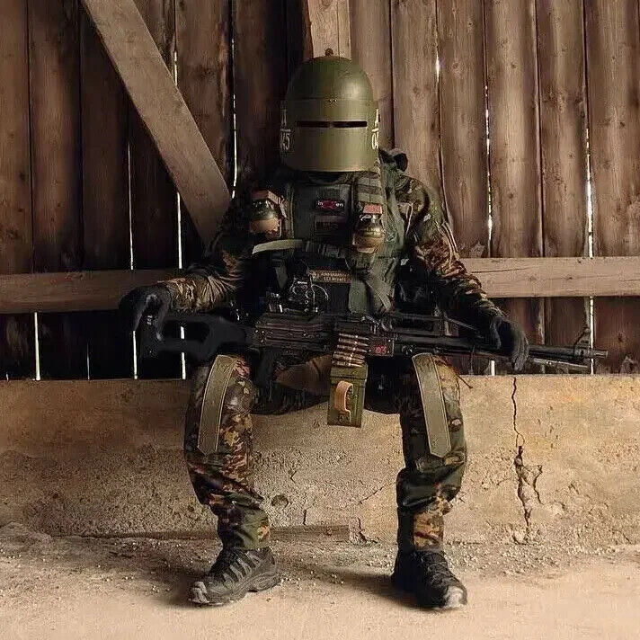 Russian MASKA1-SCH Heavy Helmet with Double Face Shield Bimetal Mask | eBay