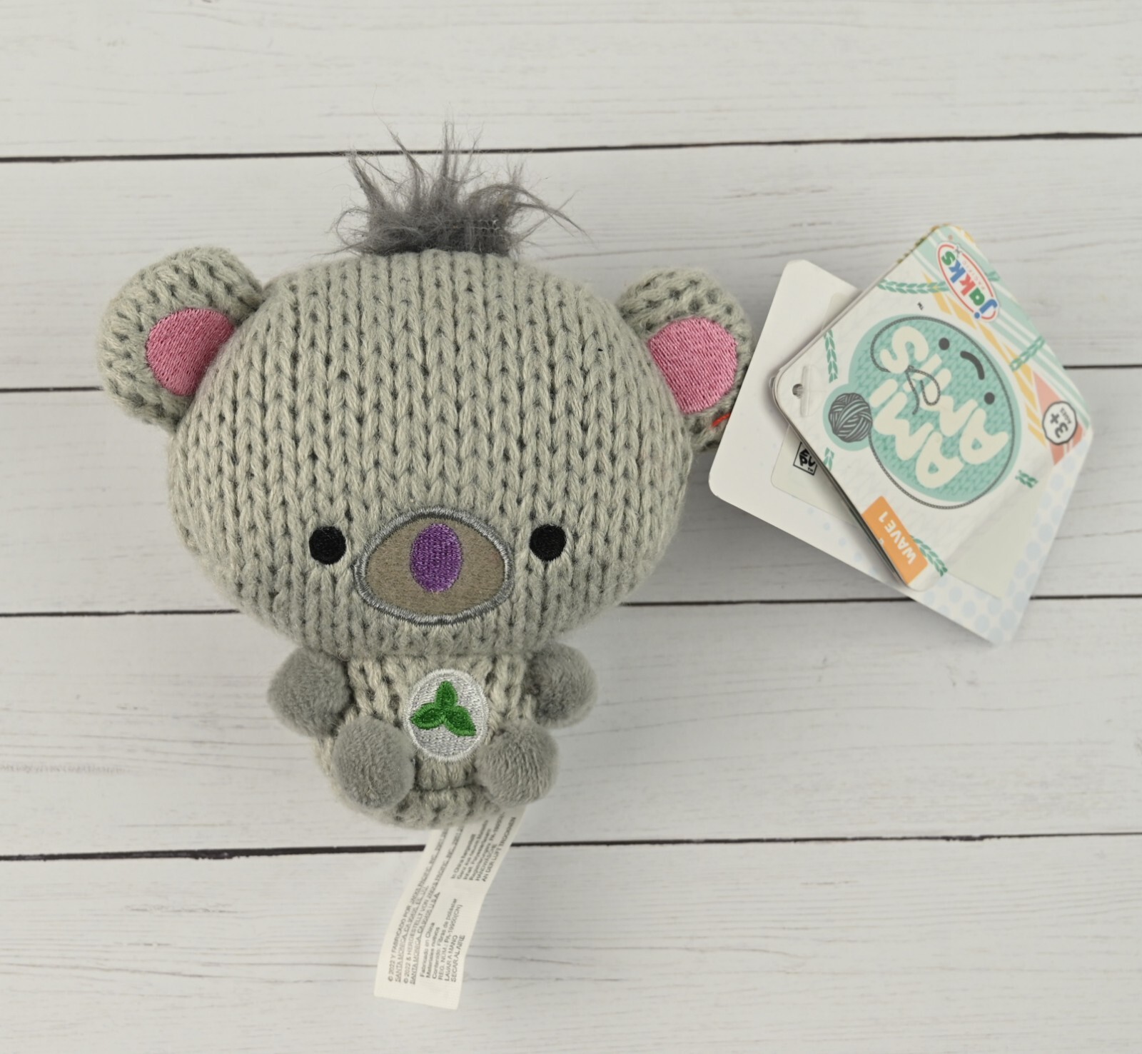 Ami Amis KAI KOALA Mini Crochet Plush-Wave 1-RARE-New with Tags-Jakks ...