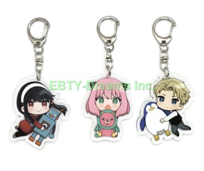 Set of 3 Spy Family Acrylic Keychain Anya Forger, Yor, Loid v4 | eBay