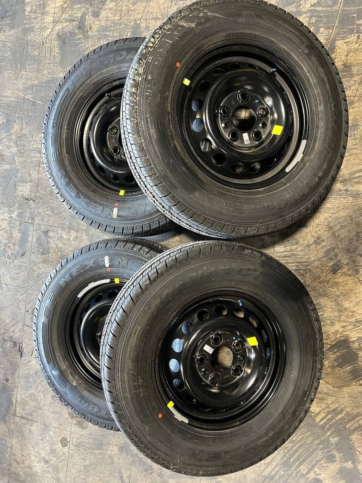 Set of 4 OEM Tires & Wheel 16x6 Steel Painted 14-22 PROMASTER 1500 2500 ...