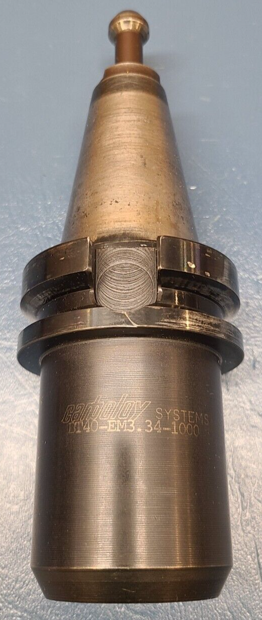 Carboloy BT40 Endmill Tool Holder BT40-EM3.34-1000 Toolholder 3.371 ...