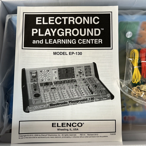 Elenco EP-130 130 in 1 Electronic Playground and Learning Center for ...