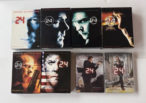 24 - Complete Series Season 1-8 DVD Set - Kiefer Sutherland 1 2 3 4 5 6 ...