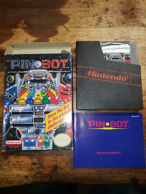 Pinbot Nintendo NES Tested, Authentic, Fast shipping! CIB! 45496630515 ...