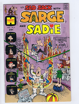 Sad Sack with Sarge and Sadie #4 Harvey 1973 in '' Lecture '' | eBay