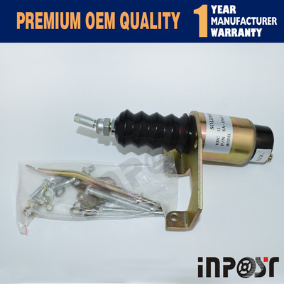 12V Shutdown Solenoid 3740055 for JLG 80HX 86HX 40H+6 60H+6 80HX+6 ...