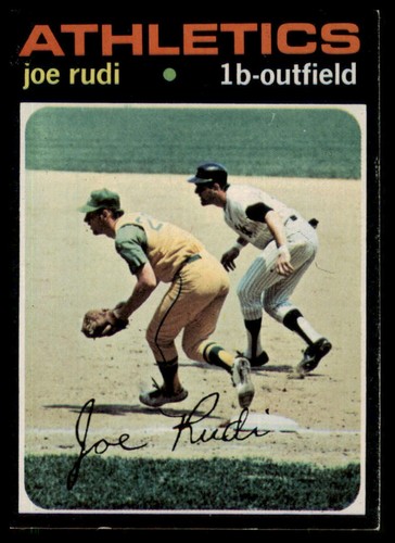 1971 Topps Joe Rudi #407 Ex-ExMint Set break Combine Shipping | eBay