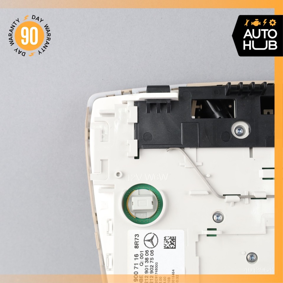 10-18 Mercedes W212 E350 E400 E550 Overhead Dome Light Lamp Beige OEM ...