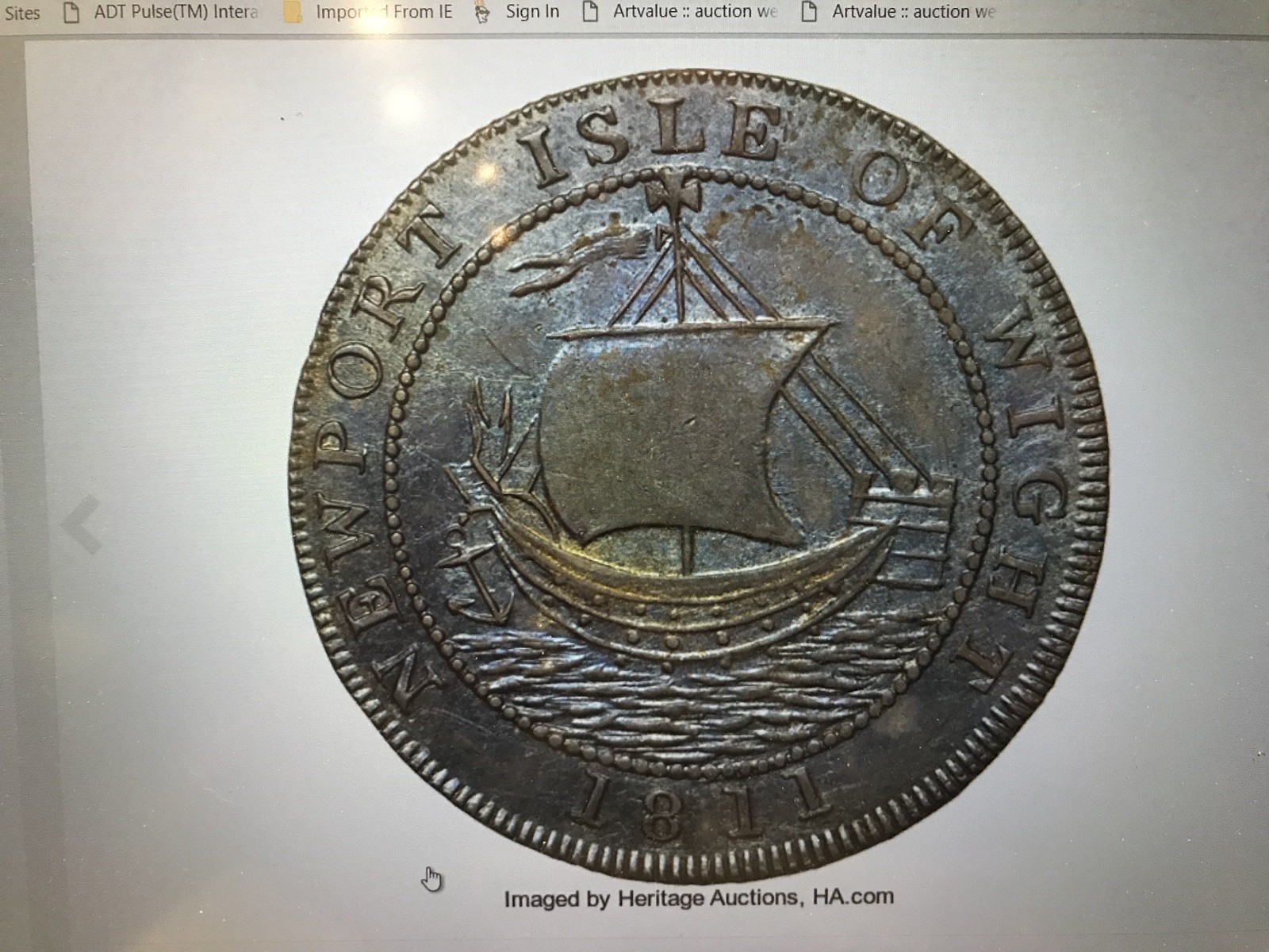 1811 Isle of Wight - Silver One Shilling Token - Very Rare!! | eBay UK