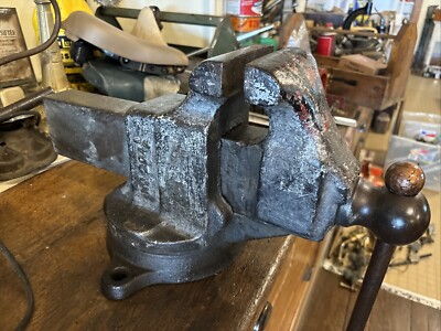 Rare Vintage Reed Bench Vise No. 204 1/2 With Swivel Base And 4 1/2 ...