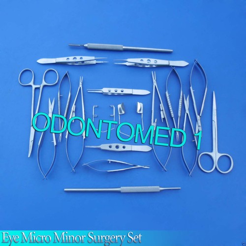 20 Pc Eye Micro Minor Surgery Ophthalmic Veterinary Surgical ...