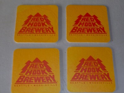 Red Hook Brewery Seattle Washington Woodinville 4 beer mat coasters | eBay