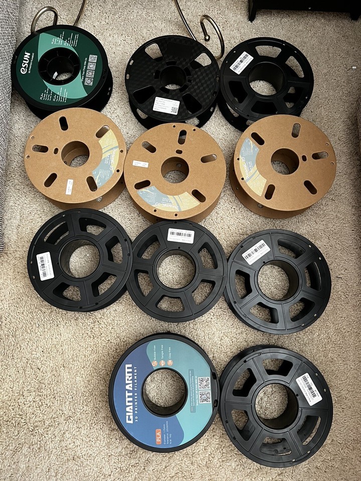 Empty Filament Spools 3D Printing Random Assortment and Spool Only | eBay