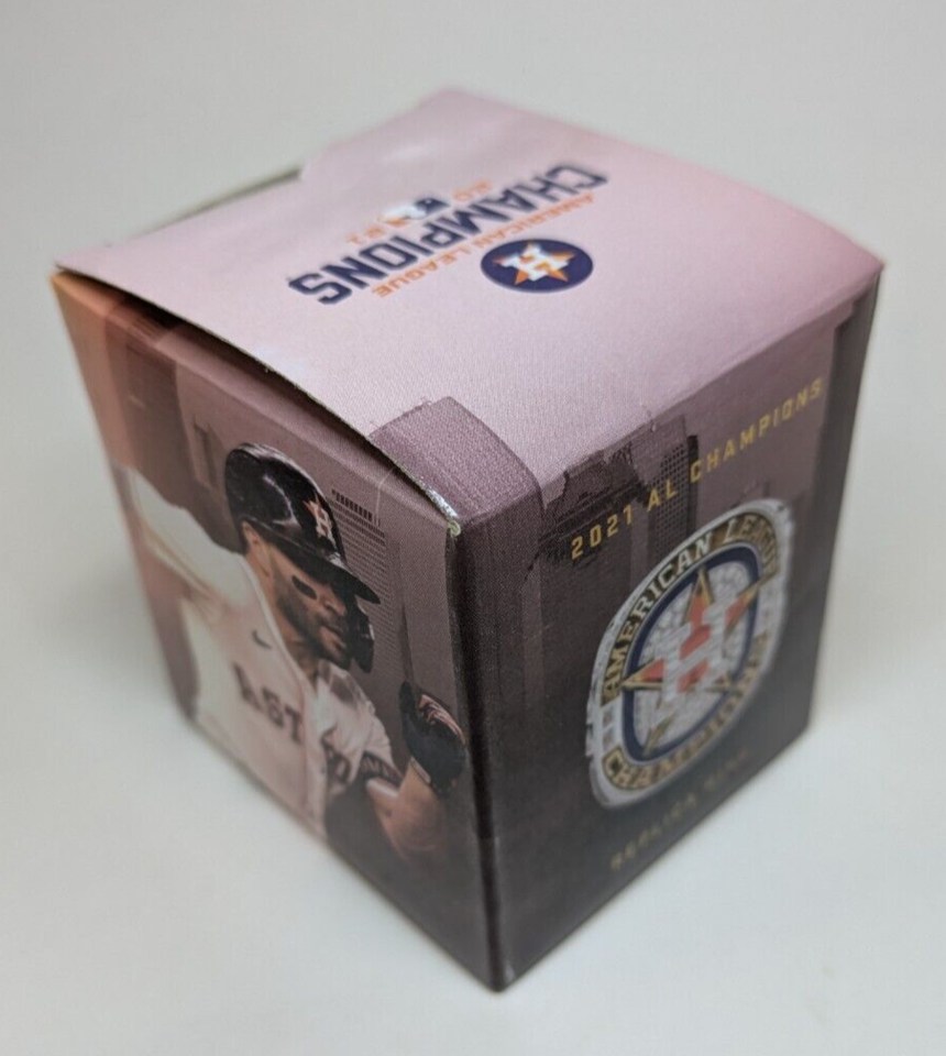 Jose Altuve Houston Astros Replica Ring 2021 AL Champions Ring SGA In ...