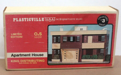 King Distributing Plasticville 500 O/S Apartment House kit NIB Brown | eBay