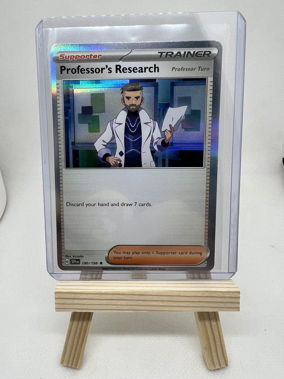 Pokémon TCG:Professor's Research (Professor Turo) S&V - Base Set - NM/M ...