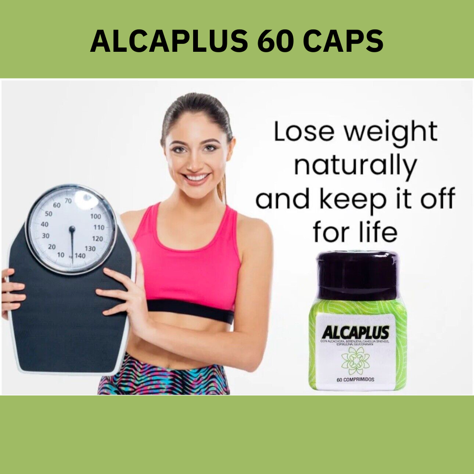 Alcaplus Original Suplemento Natural Dietético Perdida bajar de peso 60 ...