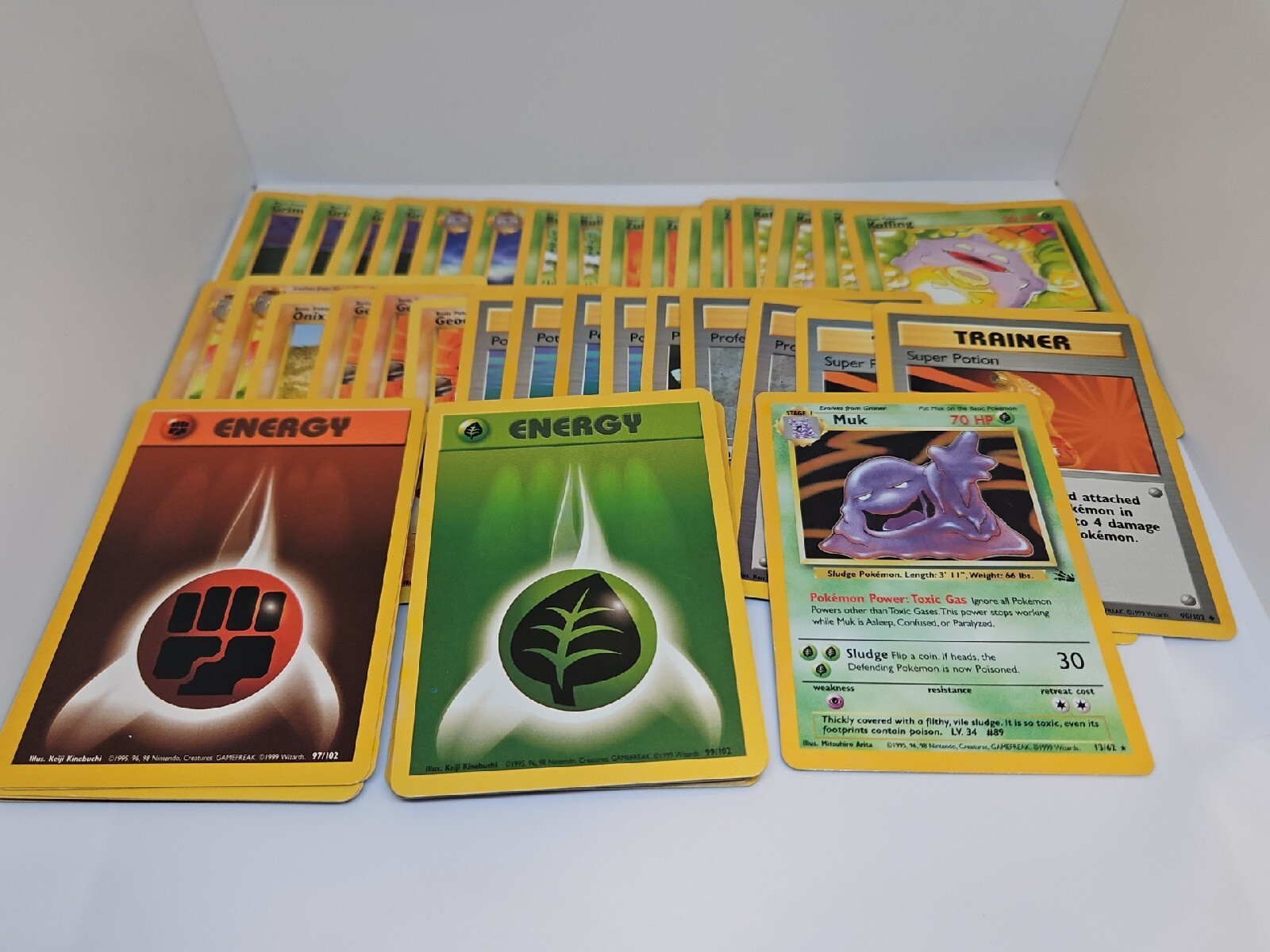 K Pokemon Cards Bodyguard Theme Deck Complete Cards Only Fossil WOTC | eBay