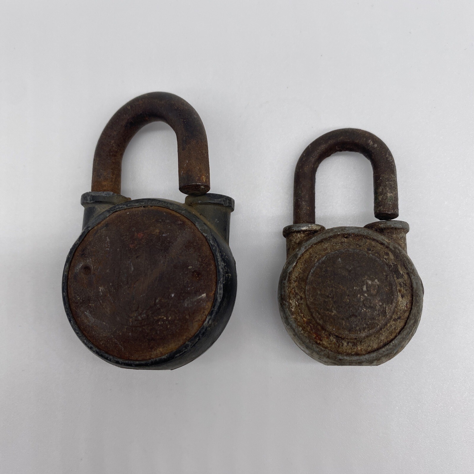 Lot Of 2 Antique Metal Locks No Keys | eBay