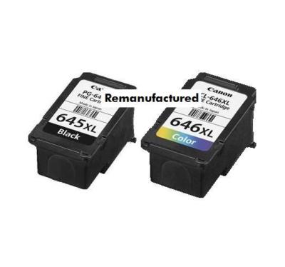 Rem. PG-645XL PG645XL + CL-646XL ink cartridges for Canon MG2560 MG2960 ...