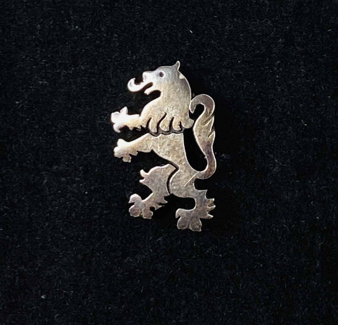 James Avery Lion Rampant of Scotland Sterling Silver Tie Tack Pin 3/4 ...