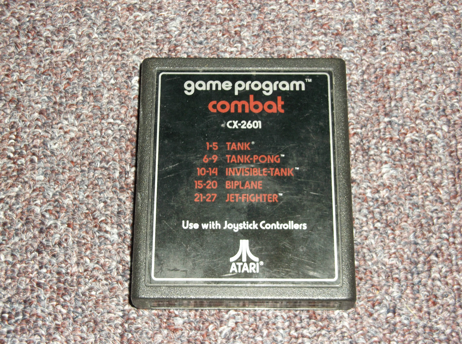 CX-2601 - Combat (Tank - Tank Pong - Invisible Tank - Biplane - Jet ...