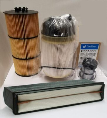 Detroit DD13 /DD15/ DD16 Filter Kit Oil & 2 Fuel Kit & Air Donaldson ...