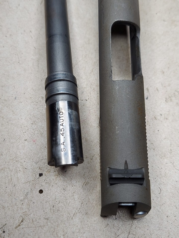 Stainless Springfield Armory 1911-a1 .45 GI Slide & Barrel 1911 Govt 5 ...