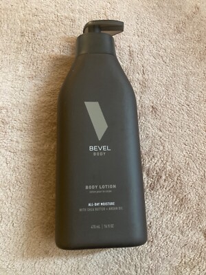 Bevel Hydrating Body Lotion Shea Butter & Argan Oil 16 oz Pump Bottle ...