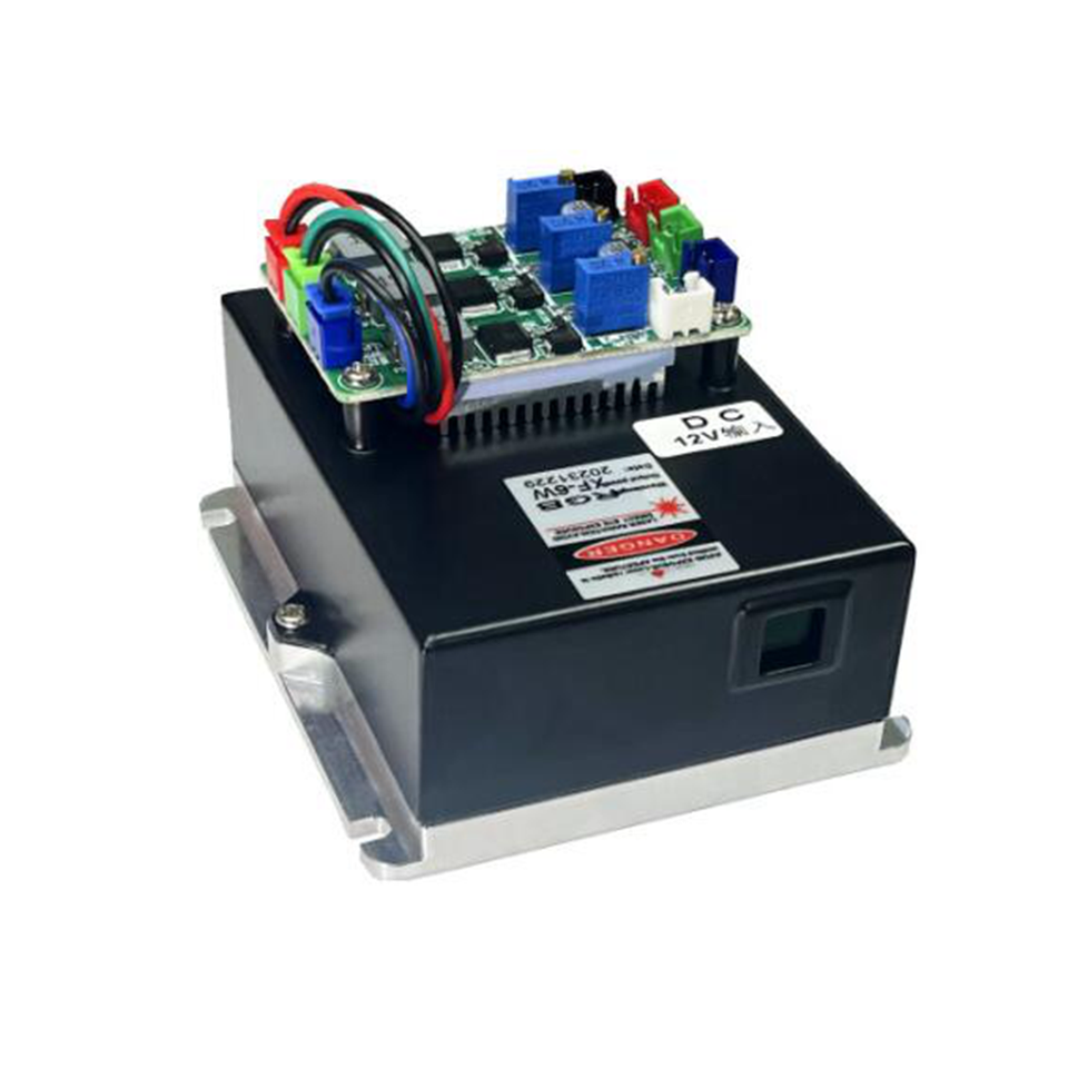 Straight Line Laser Module RGB 6W Full-color Animation Laser Light ...